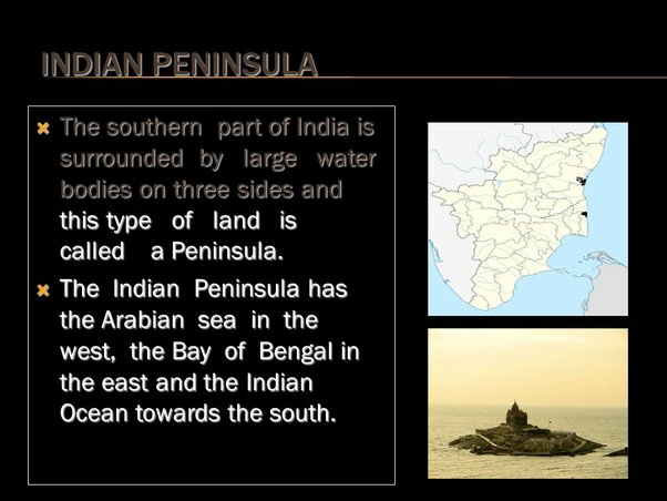 Which Part Of India Is Called Indian Peninsula