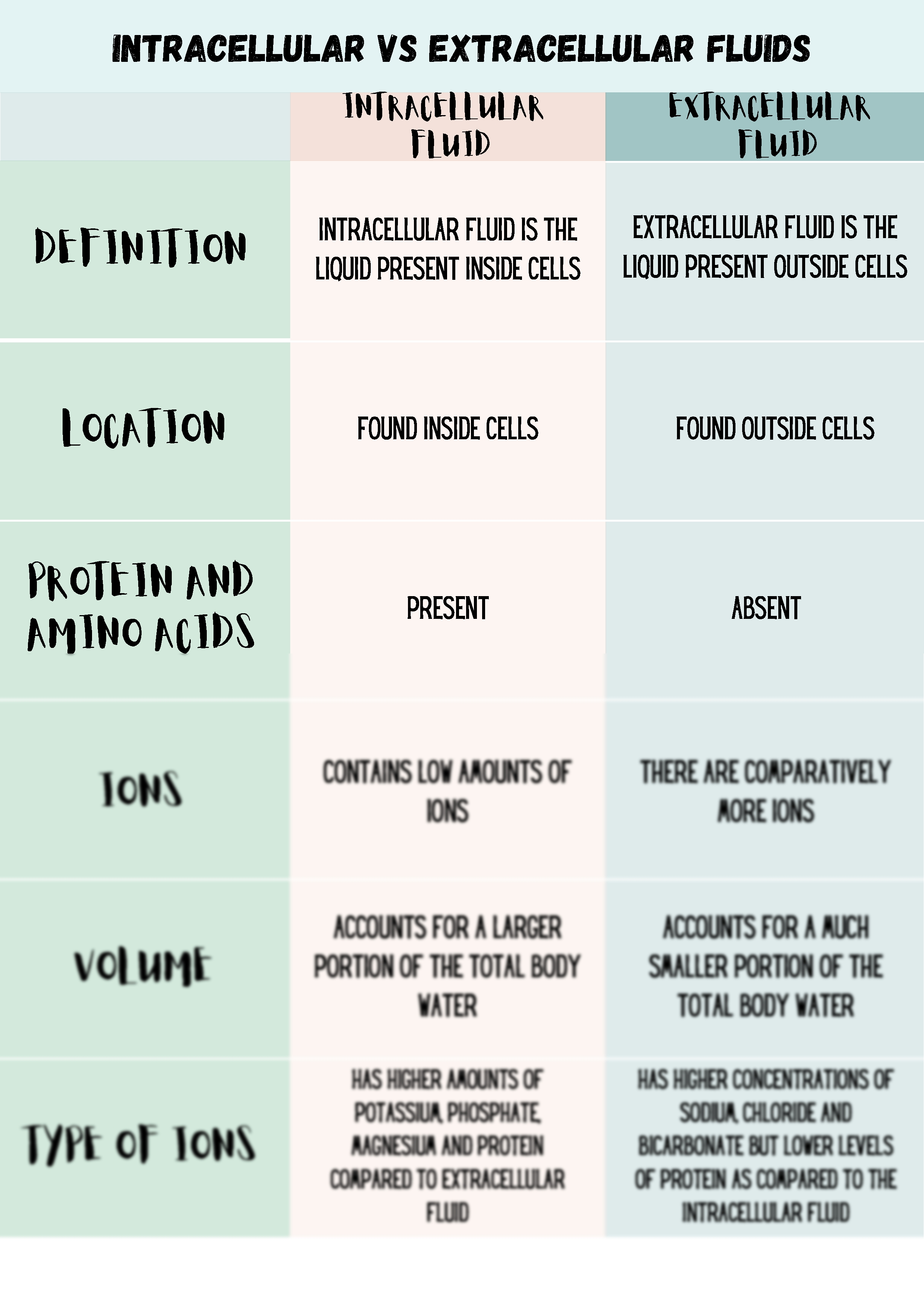 Difference Between Intracellular And Extracellular Intracellular