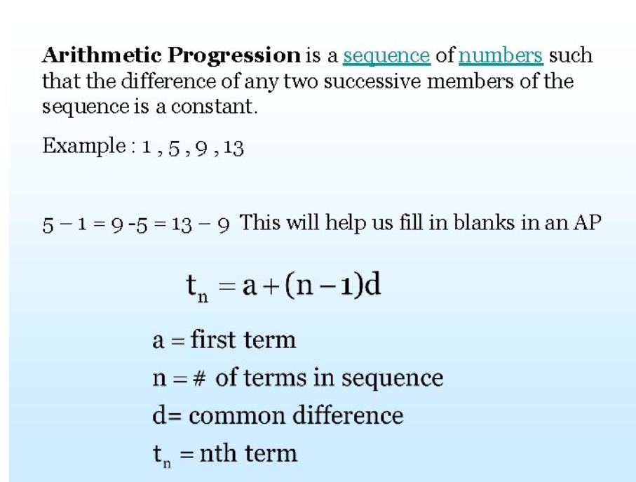 Sequence And Series AP And GP Solved Examples, 48% OFF